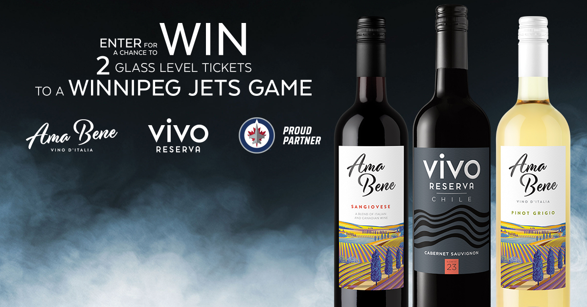 Contest Ended - Ama Bene and Vivo Reserva Winnipeg Jets Contest (MB)